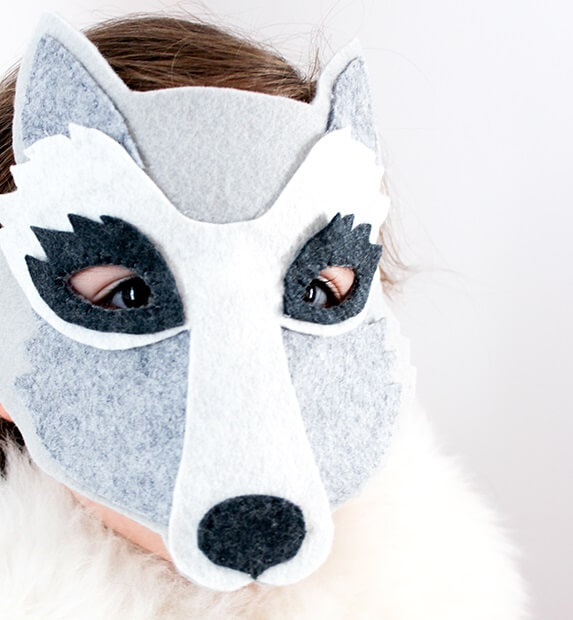 How to Make DIY Felt Animal Halloween Masks - Pinspiration