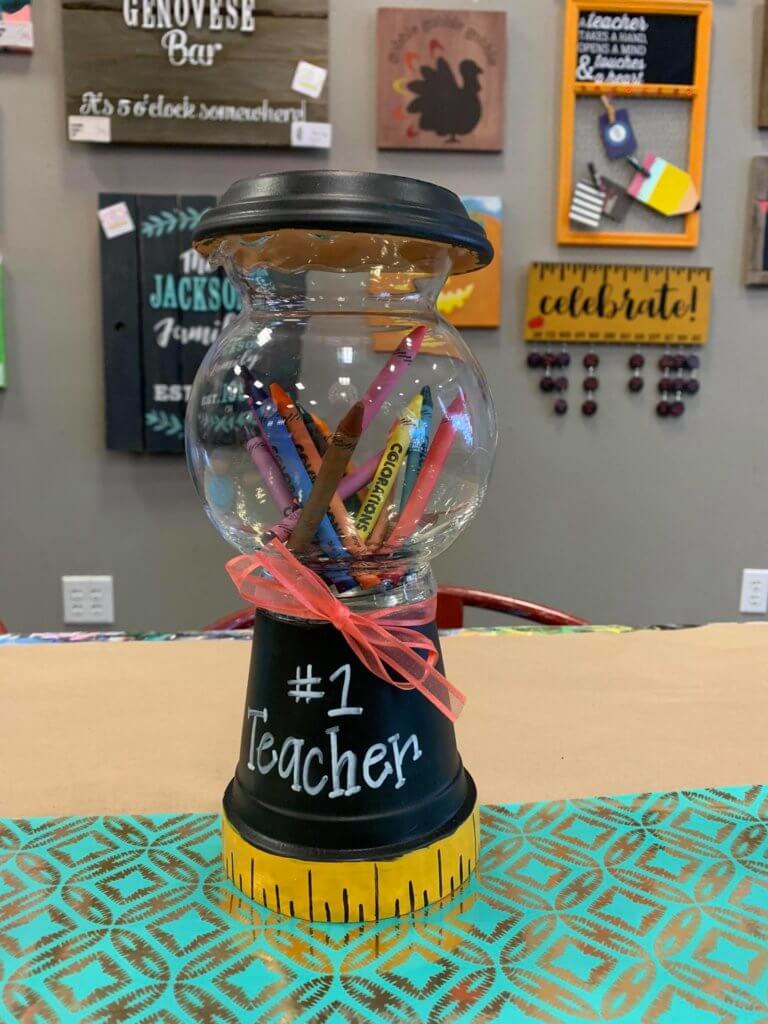 School Supplies Gumball Machine - $32 - Pinspiration