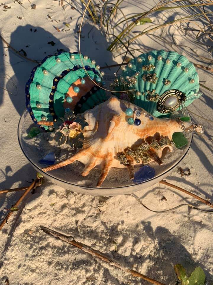 Sea Shell Art - $32 - Pinspiration