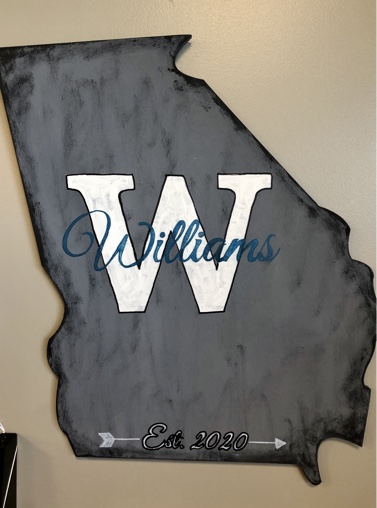 Large State Wood Cutout - $49 - Pinspiration