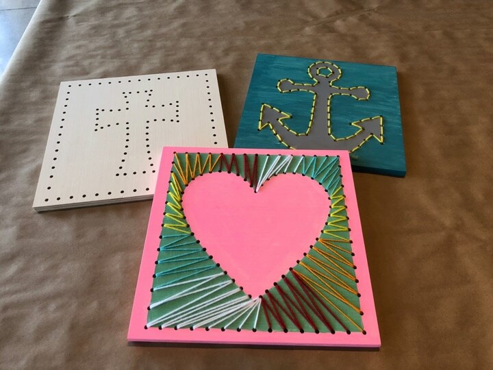 Nail-less String Art - $39 - Pinspiration