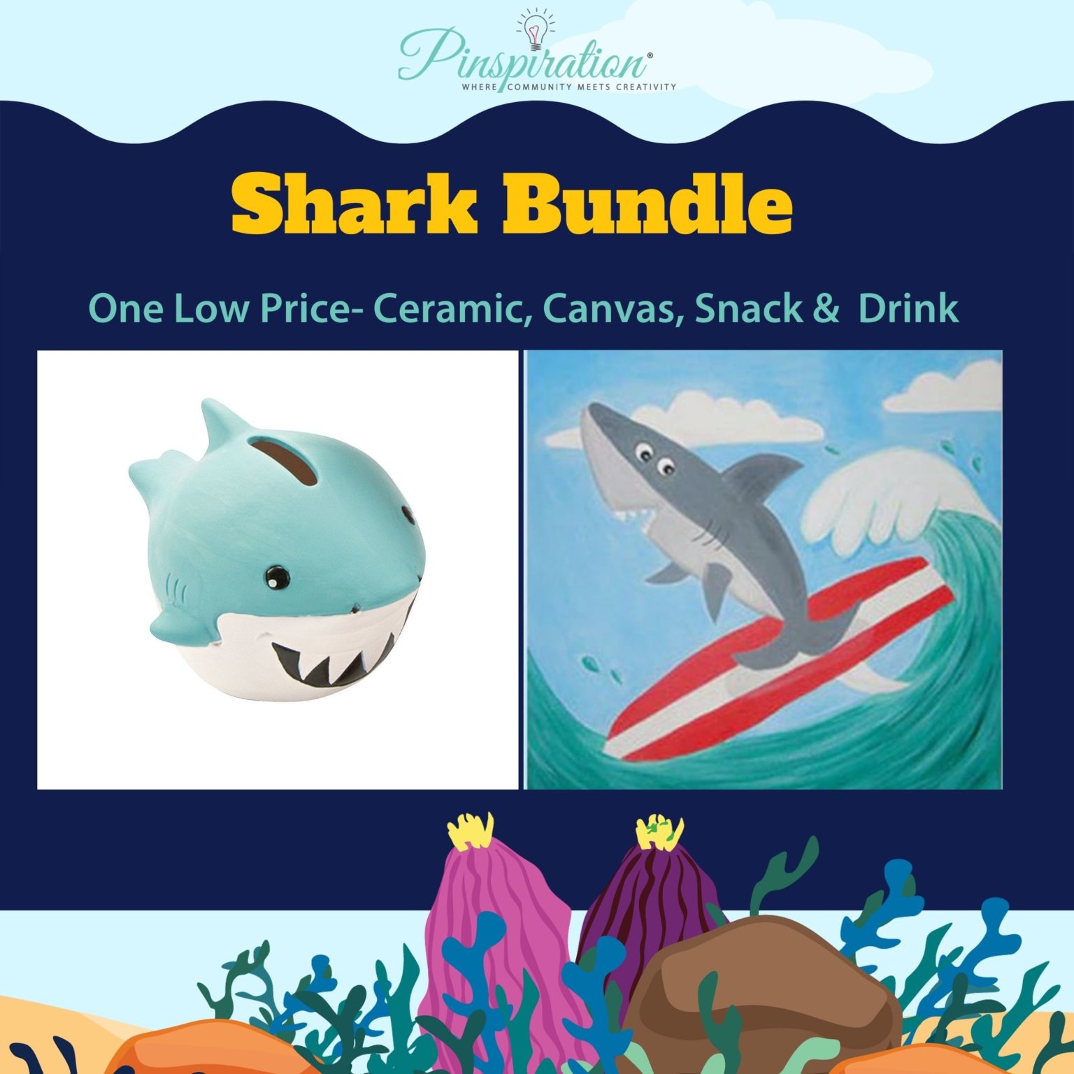 Kids Bundle- Shark Attack! - $40 for one child; $60 for 2 kids ...