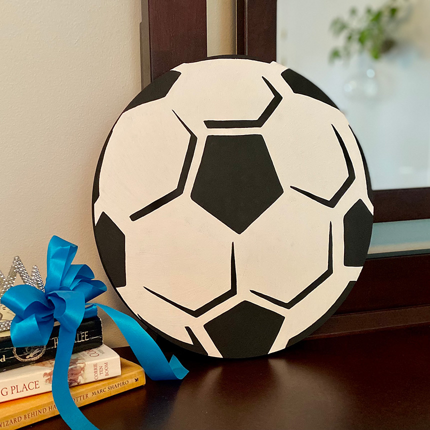 Soccer Ball Wall Art - $36 - Pinspiration