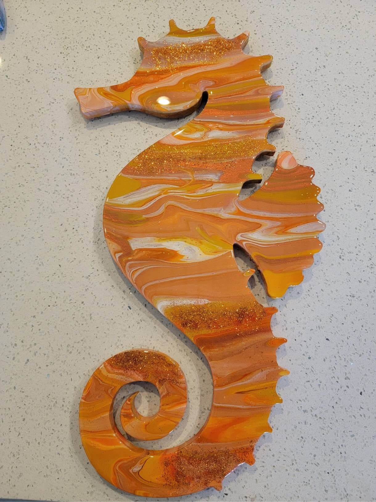 Seahorse Wood Cutout - $49 - Pinspiration