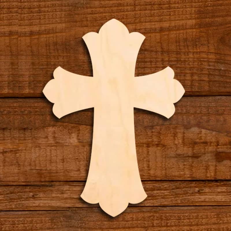 Scalloped Cross - $47 - Pinspiration