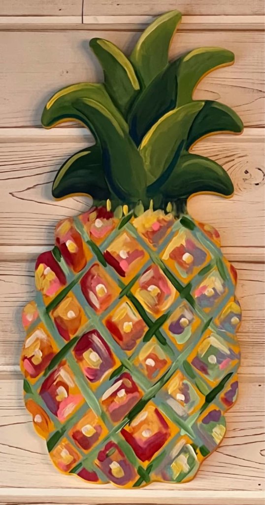 Pineapple Wood Cut Out - $49 - Pinspiration