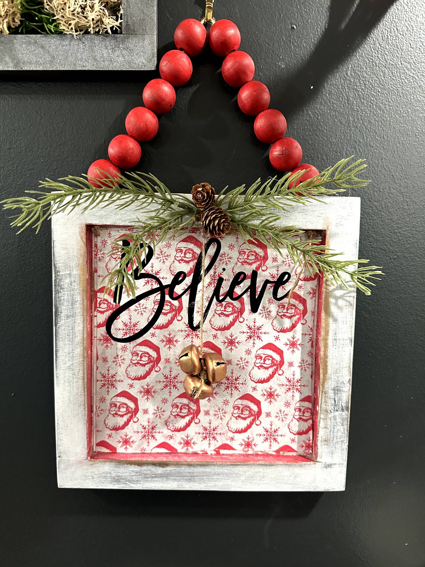 Framed Beaded Sign - $32 - Pinspiration