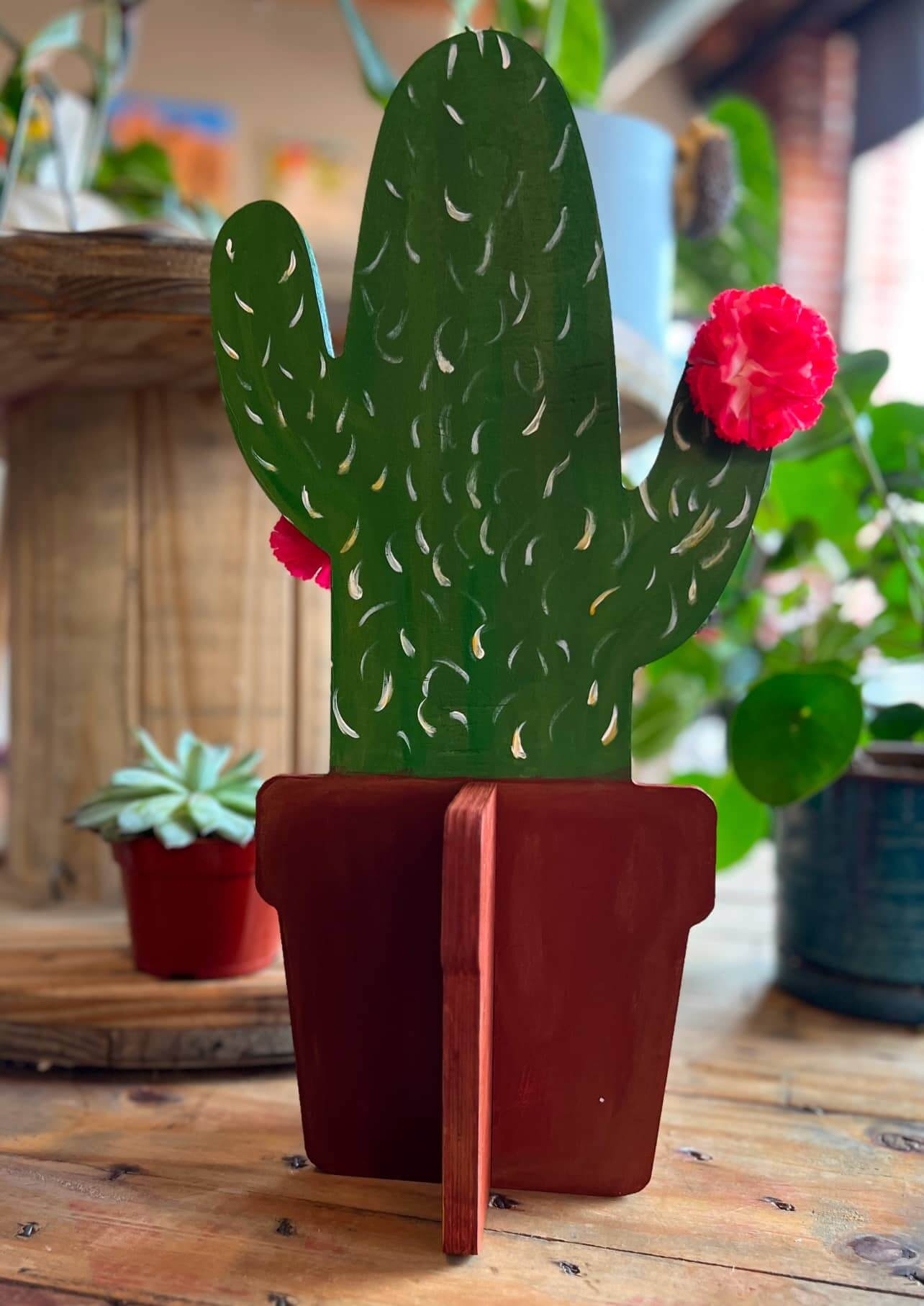17" Slotted Cactus - $49 - Pinspiration