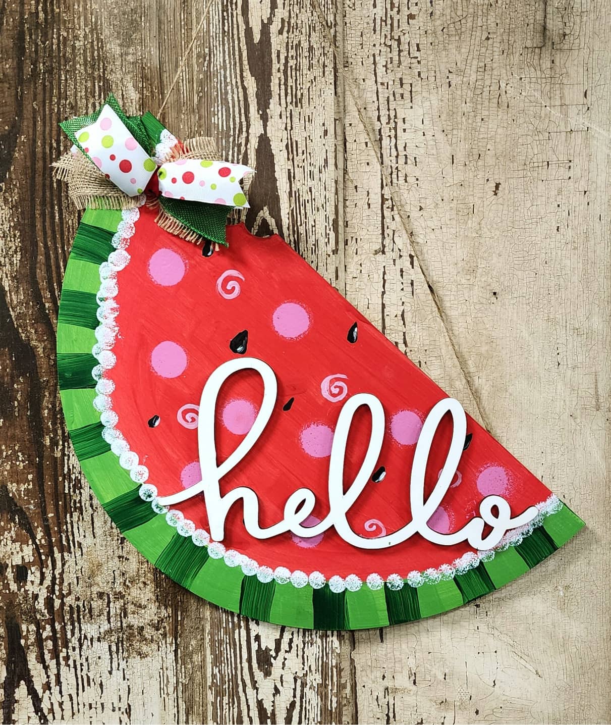 Watermelon Wood Cutout- $49 - Pinspiration